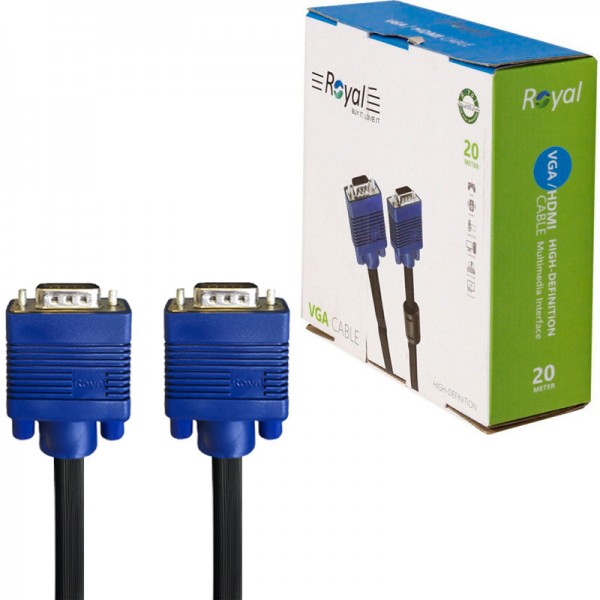 پخش عمده کابل VGA رویال (Royal) طول 20 متر