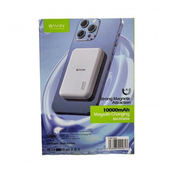 پخش عمده پاوربانک باوین (BAVIN) مدل PC1016 ظرفیت 10000mAh