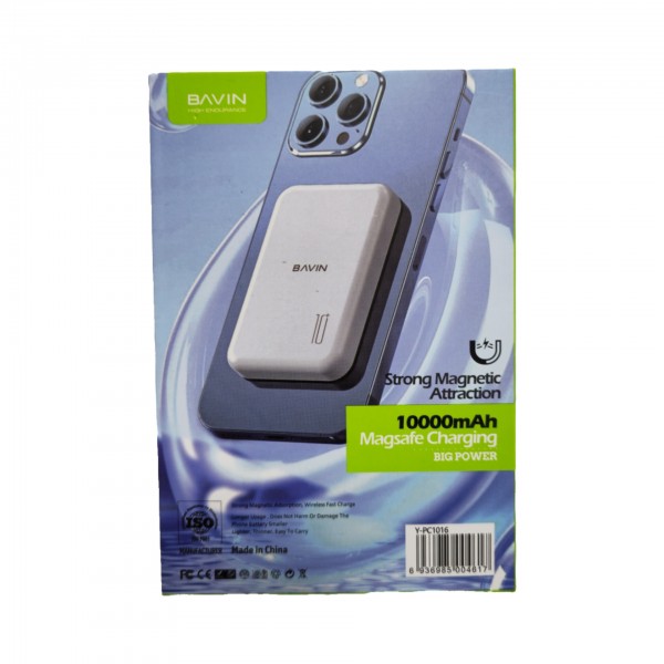 پخش عمده پاوربانک باوین (BAVIN) مدل PC1016 ظرفیت 10000mAh