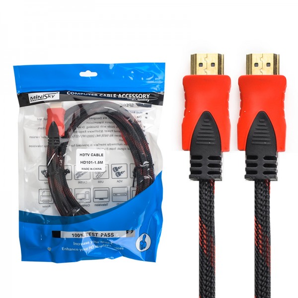 خرید عمده کابل HDMI مینی اسکای (MiniSKY) طول 1.5 متر مدل HD101