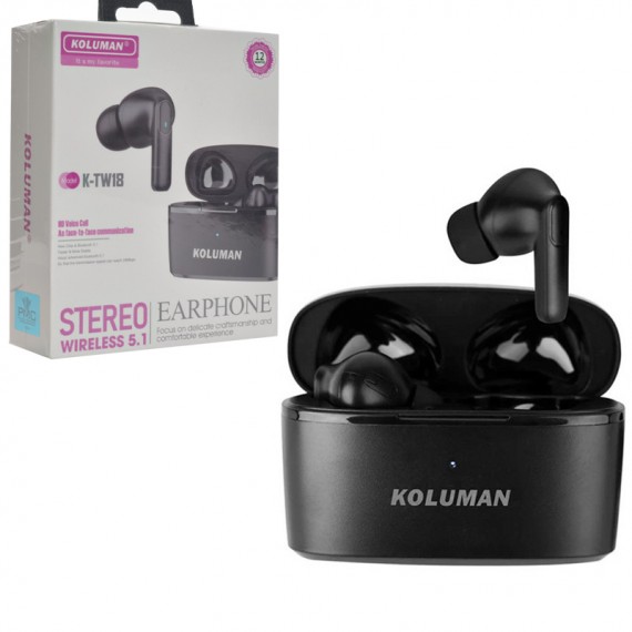 فروش عمده هندزفری بلوتوث کلومن (KOLUMAN) مدل K-TW18