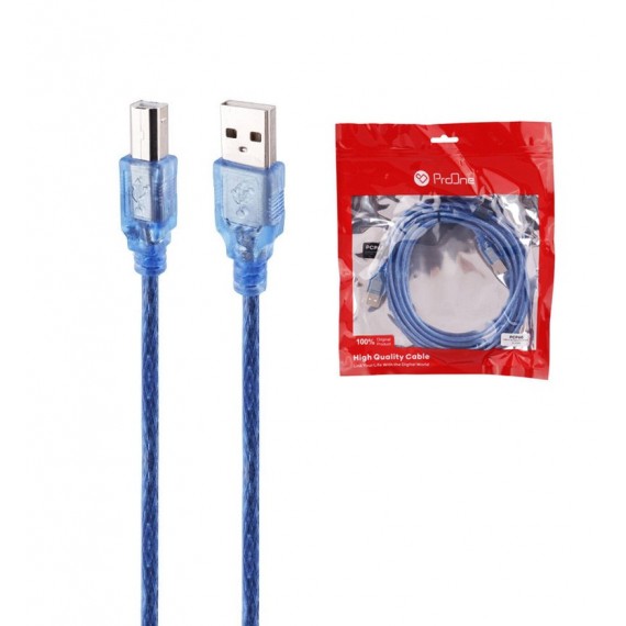 خرید عمده کابل پرینتر USB پرووان (ProOne) طول 1.5 متر مدل PCP60