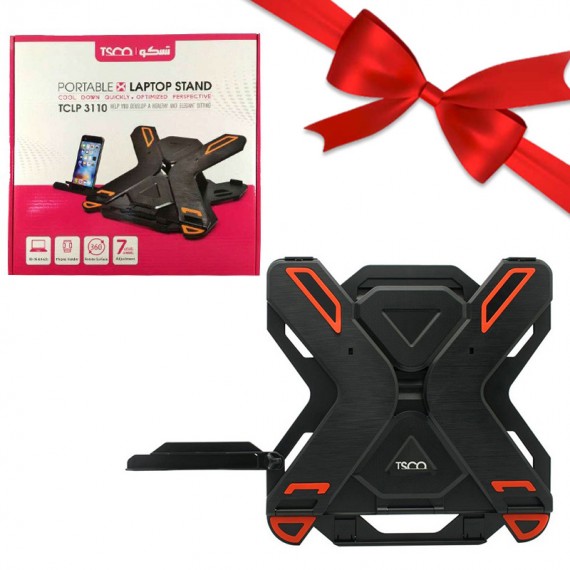 فروش عمده بسته 1+10 پایه نگهدارنده لپ تاپ تسکو (TSCO) مدل TCLP 3110 (یک عدد هدیه)