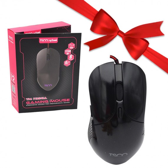 فروش عمده بسته 1+10 موس گیمینگ سیم دار تسکو (TSCO) مدل TM 732GA (یک عدد هدیه)