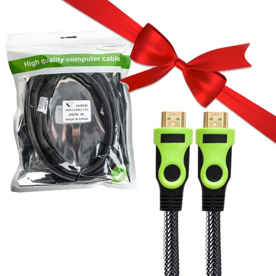 فروش عمده بسته 10 عددی کابل HDMI 1.4V بی ایکس وای (BXY) طول 3 متر + یک عدد رایگان