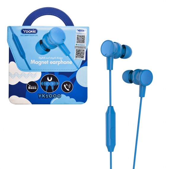 خرید عمده هندزفری سیمی یوکی (Yookie) مدل YK1000