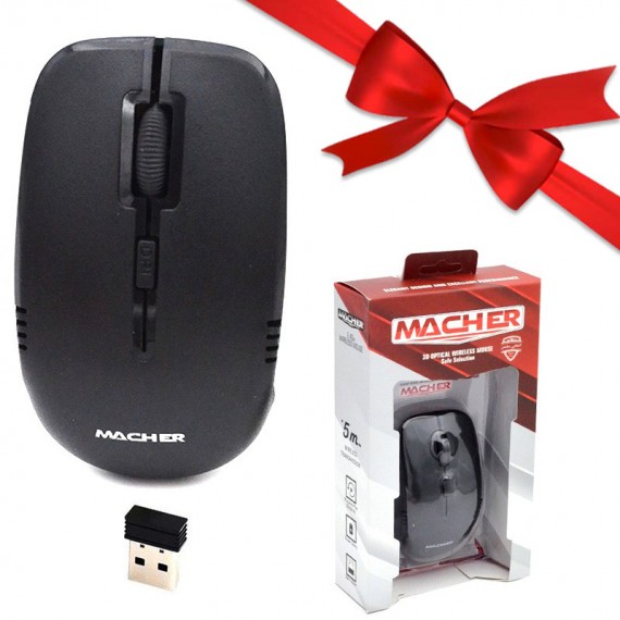 فروش عمده بسته 1+10 موس بی سیم مچر (Macher) مدل MR-169 (یک عدد هدیه)