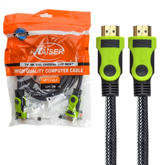 فروش عمده کابل HDMI 2K کایزر (KAISER) طول 1.5 متر