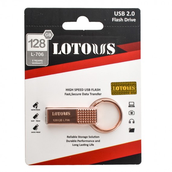فروش عمده فلش لوتوس (LOTOUS) مدل 128GB L-706