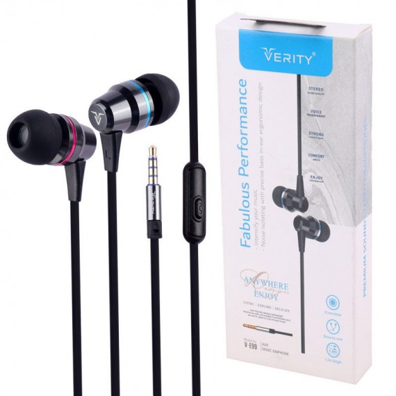 فروش عمده هندزفری سیمی وریتی (VERITY) مدل V-E99