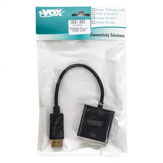 پخش عمده کابل تبدیل DisplayPort To HDMI ایکس وکس (xVOX)