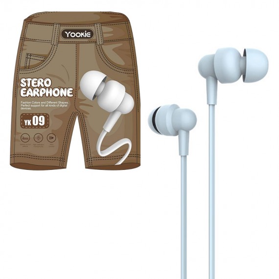 فروش عمده هندزفری سیمی یوکی (Yookie) مدل YK09