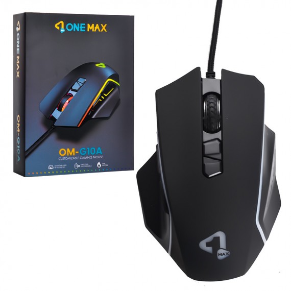 فروش عمده موس گیمینگ سیم دار وان مکس (ONE MAX) مدل OM-G10A