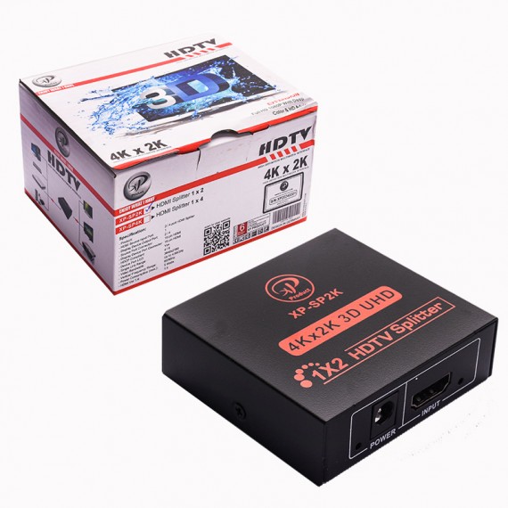 پخش عمده اسپلیتر 2*1 پورت HDMI ایکس پی (XP) مدل XP-SP2K