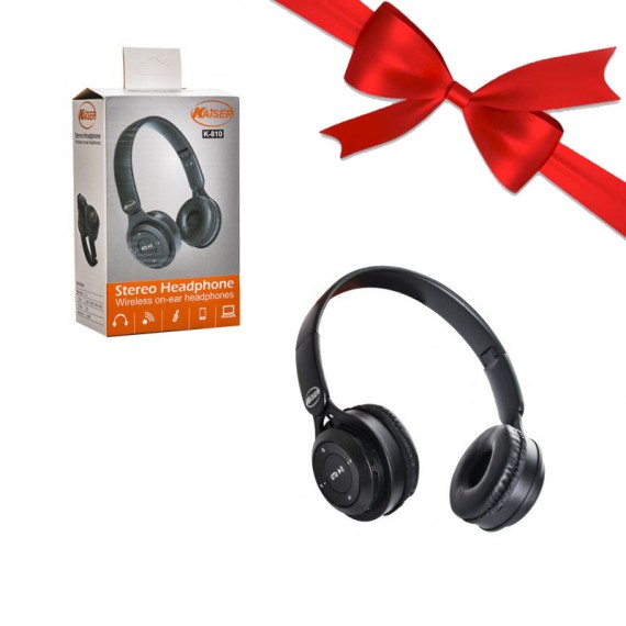 فروش عمده بسته 1+10 هدست بلوتوث رم خور کایزر (KAISER) مدل K-810 (یک عدد هدیه)