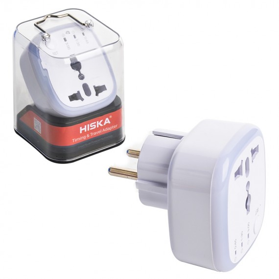 پخش عمده تبدیل 3 به 2 برق هوشمند تایمردار هیسکا (HISKA) مدل CH-4