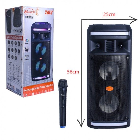 پخش عمده اسپیکر بلوتوث پارتی باکس کایزر (KAISER) مدل K-6300
