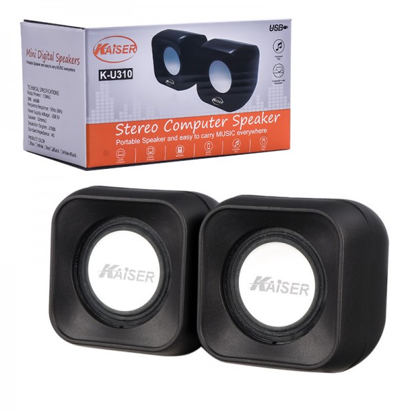 پخش عمده اسپیکر لپ تاپی 2 تکه کایزر (KAISER) مدل K-U310