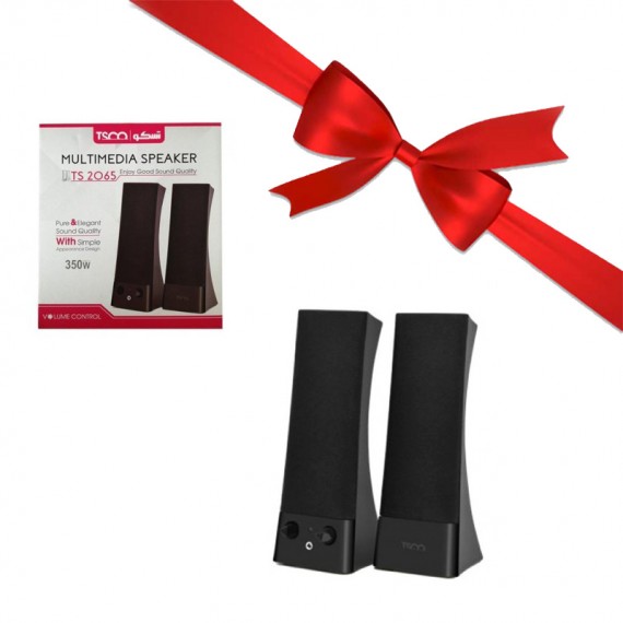 فروش عمده بسته 1+10 اسپیکر 2 تکه برقی تسکو (TSCO) مدل TS 2065 (یک عدد هدیه)