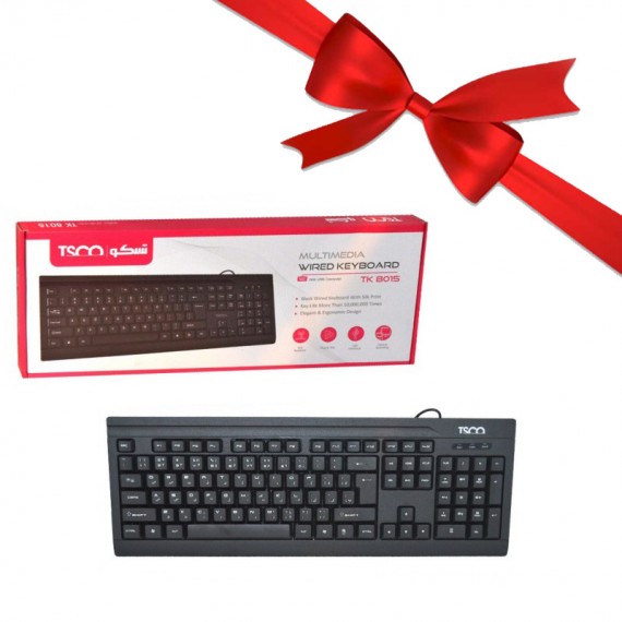 فروشبسته 1+10 کیبورد تسکو (TSCO) مدل TK 8015 (یک عدد هدیه)