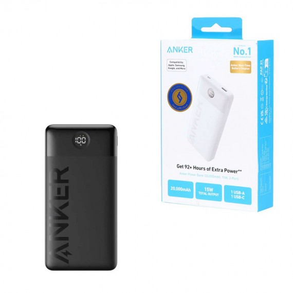 پخش عمده پاوربانک انکر (ANKER) مدل A1367 ظرفیت 20000mAh گارانتی ایستا