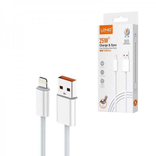 پخش عمده کابل آیفون (Lightning) الدینیو (LDNIO) طول 1 متر مدل LS891