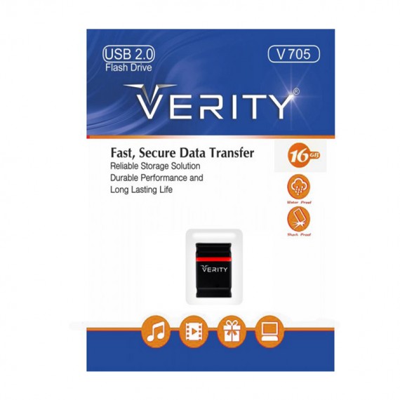 پخش عمده فلش وریتی (VERITY) مدل 16GB V 705 گارانتی آسان سرویس