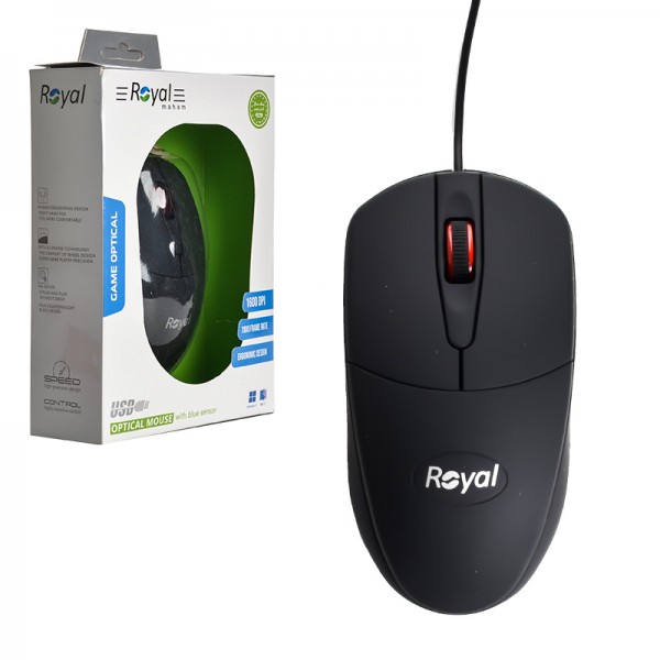 پخش عمده موس سیم دار رویال (Royal) مدل R-M205