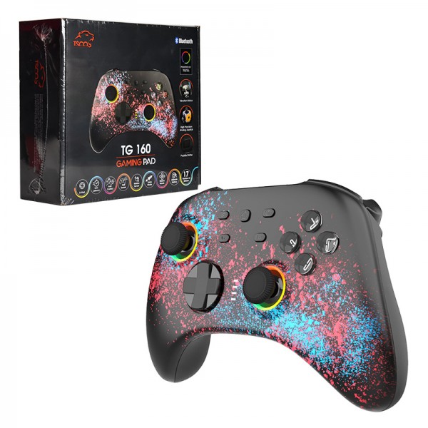 پخش عمده دسته بازی گیمینگ بلوتوثی/باسیم طرحدار تسکو (TSCO) مدل TG 160